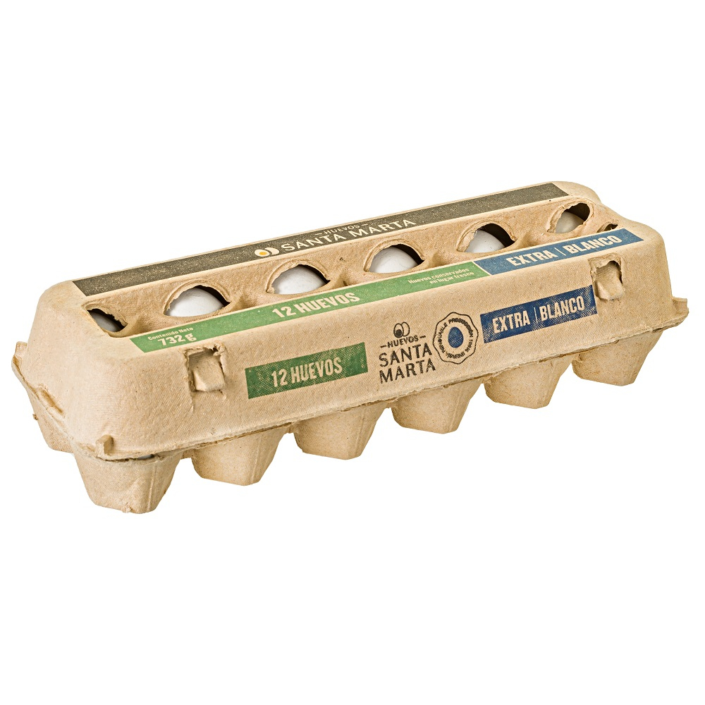 HUEVOS EXTRA BLANCO CAJA DE 15 ESTUCHES (12 UNI) - 180 UNIDADES ...