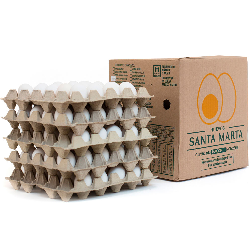 HUEVOS SUPER EXTRA BLANCO CAJA DE 5 BANDEJAS (20 UNI) - 100 UNIDADES ...